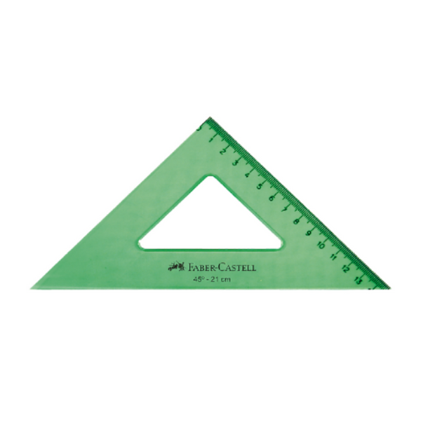 Escuadra 45 Grados De 21 Cm Faber-Castell